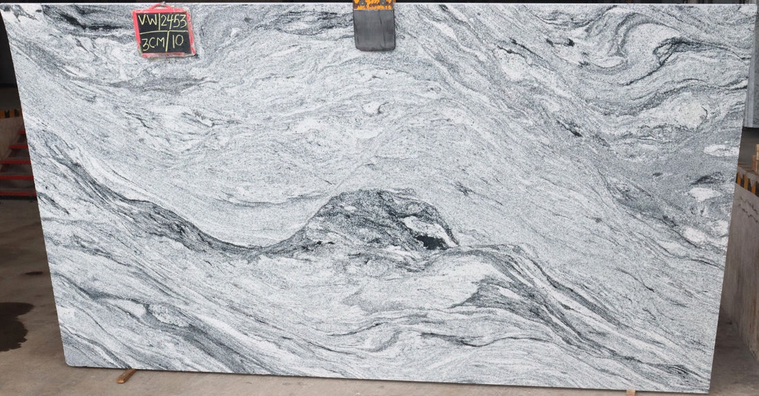 Viscon White Dual (Polished+Leathered) – Esos Countertops & Cabinets